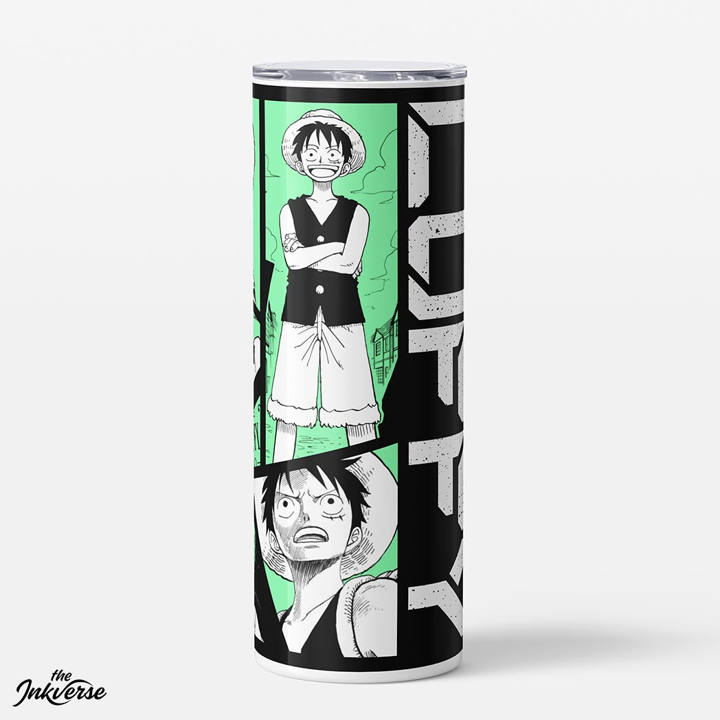 Monkey D. Luffy Metal Tumbler (600ml) No Restock – Inkverse store