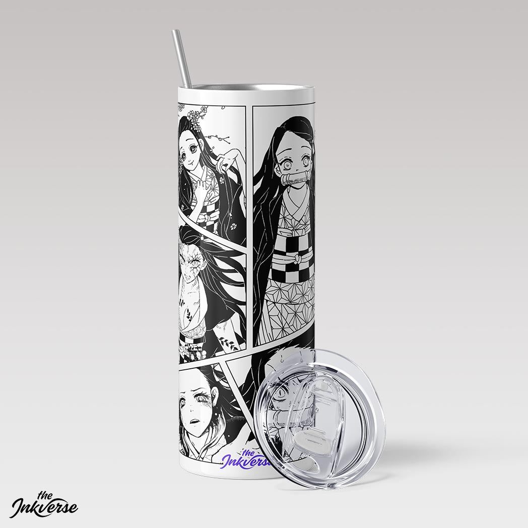 Nezuko Metal Tumbler (600ml) No Restock – Inkverse store